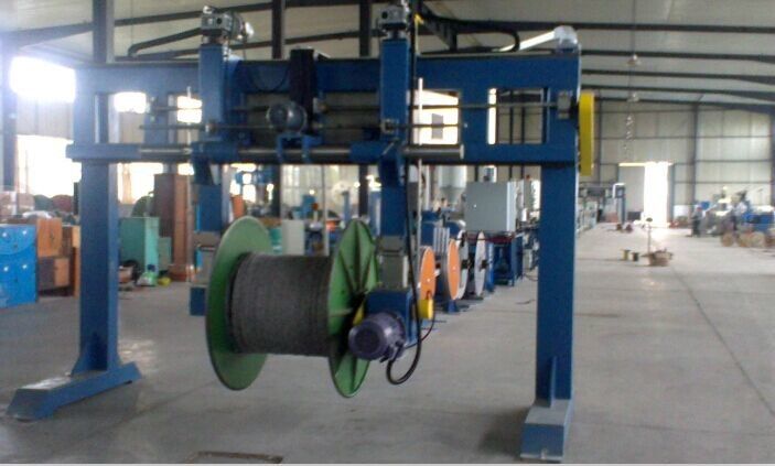 Sheathing Line Production Line / Galvanized Steel Wire Rope Sheating ...