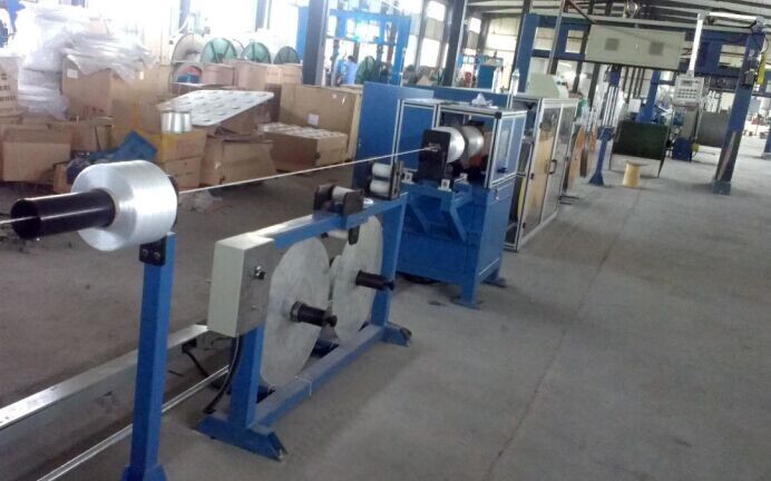 Sheathing Line Production Line / Galvanized Steel Wire Rope Sheating ...