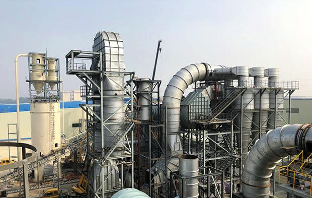 Efficient Three Passing Rotary Drum Dryer For Particle Board